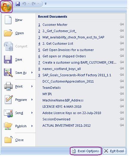 SAP Connectivity With MS Excel SAP Community
