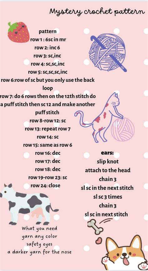 Mystery Crochet Pattern Artofit