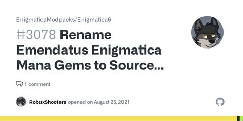 Rename Emendatus Enigmatica Mana Gems To Source Gems Issue EnigmaticaModpacks