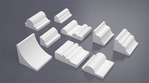 3d Set Molding Gypsum Part 2 Turbosquid 2268632