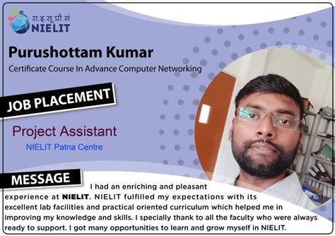 Nielit India On Linkedin Nielit Nielitalumni