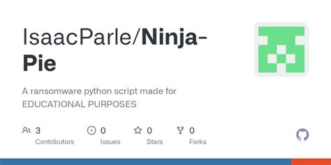 Isaac Parle On Linkedin Github Isaacparleninja Pie A Ransomware
