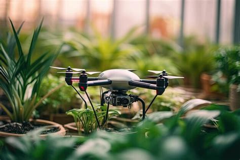 Premium AI Image Drone Monitoring Crops And Smart Agriculture