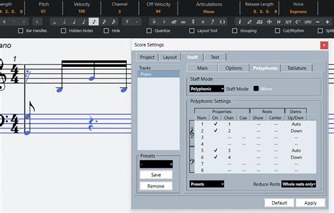 Voicing In Key Editor Vs Score Editor Cubase Steinberg Forums