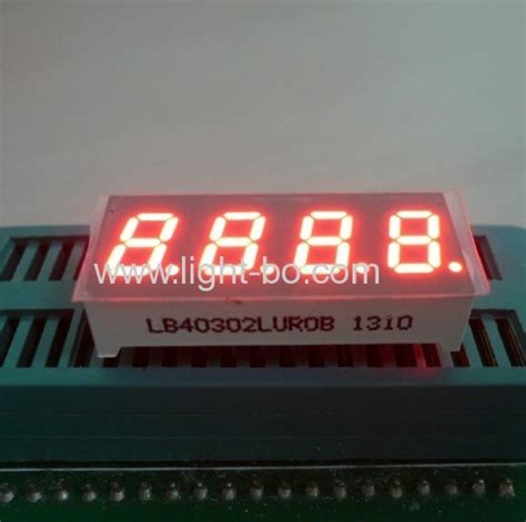 계기판 디지털 표시기를 위한 4자리 03 공통 음극 울트라 브라이트 레드 7 세그먼트 Led 디스플레이 제조업체 및 공급 업체 China Mainland