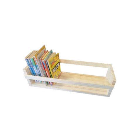 Floating Box Bookshelf Double Dot Wooden Products
