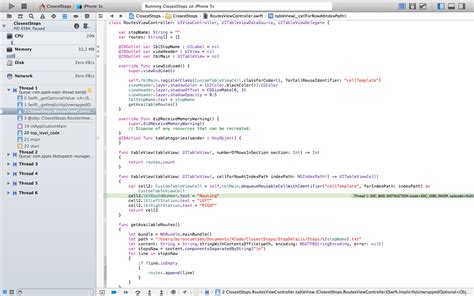 Custom Cell In Uitableview Giving Error Swift Stack Overflow