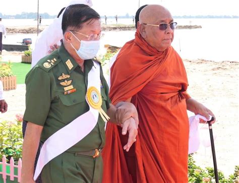 Khit Thit Media ဝင်းနိမ္မိတာရုံဆရာတော်ကို စစ်တပ်က