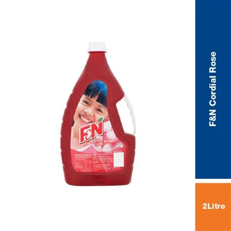 Fandn Cordial Kordial Sirap Ros 2l Lazada