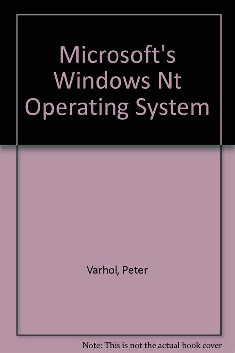 Buy Microsoft S Windows Nt Operating System Book Online At Low Prices In India Microsoft S