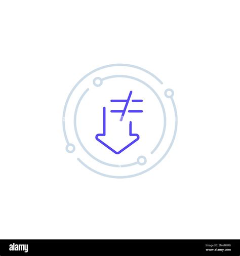 Reducing Inequality Line Icon Vector Stock Vector Image And Art Alamy