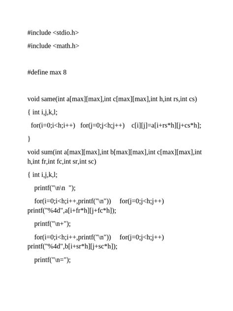 New Strassens Program Pdf Computer Programming Programming Paradigms