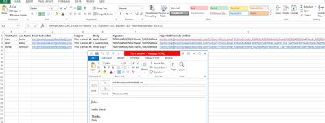 Excel Spreadsheets Help How To Send Emails With Custom Subject Lines