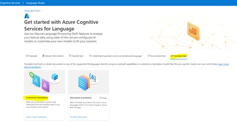Custom Translator Microsoft Qanda