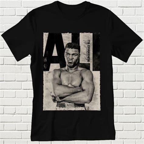 Jual Baju Kaos Dewasa Muhammad Ali Unisex Tshirt Baju Kaos