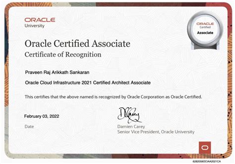 Praveen Sankaran On Linkedin Oraclecloud Oraclecloudinfrastructure Oraclecertified 20 Comments