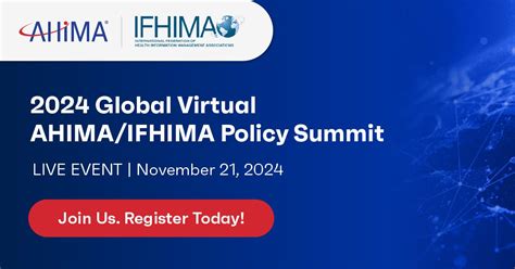 Healthai Hiworkforce Healthinformation Globalhisummit Ahima Ifhima Publicpolicy Ahima
