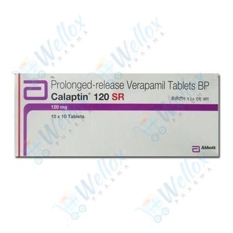 Calaptin Sr 120 Mg Tablet 10 Tab Price Overview Warnings