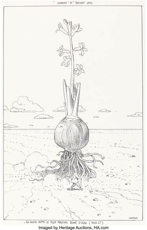 A Piece By Moebius Dated 1999 It Looks Like A Part Of The Book Faune