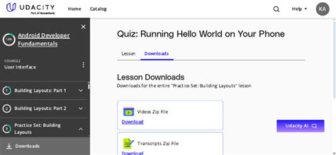 Practice Set Building Layouts Quiz Running Hello World On Your