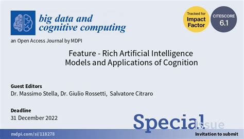 Big Data And Cognitive Computing Mdpi On Linkedin