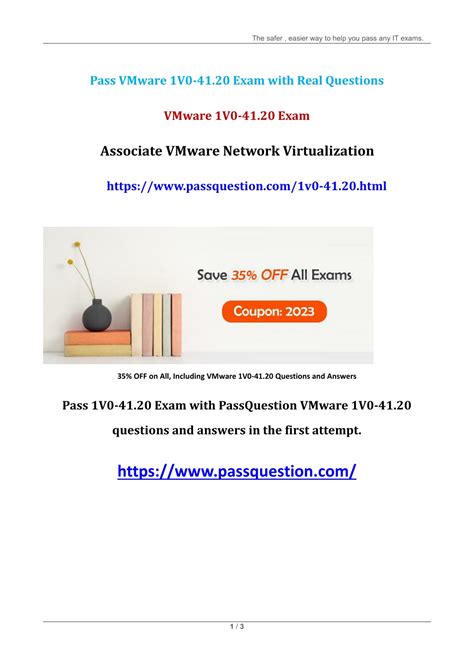 Ppt Vmware 1v0 41 20 Practice Test Questions Powerpoint Presentation