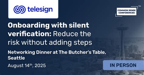 Telesign Onboarding With Silent Verification Reduce The Risk Without Adding Steps