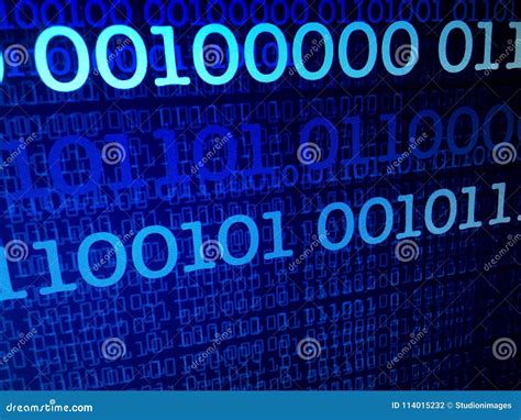 Binary Data Stream Concept Numbers Big Data Information Stock Photo Image Of Storage Code