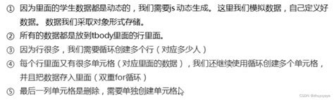 利用js代码完成动态生成表格案例及解析javascript动态表格案例 Csdn博客