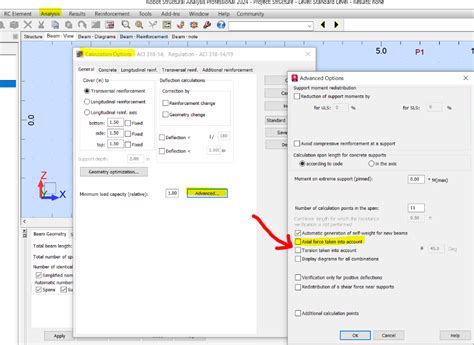 How To Consider Axial Force While Concrete Beam Design In Robot