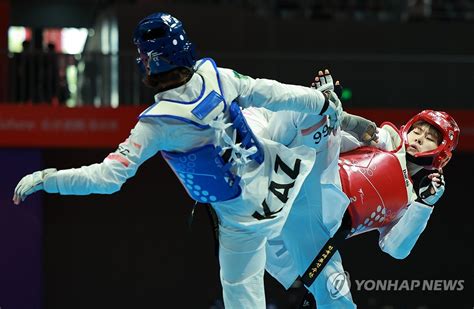 아시안게임 태권도 겨루기 박혜진·김유진 동메달 확보이기범은 8강 탈락종합 연합뉴스