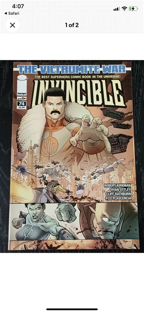 Invincible 74 Cover By Ryan Ottley Viltrumite War Introduces Thragg