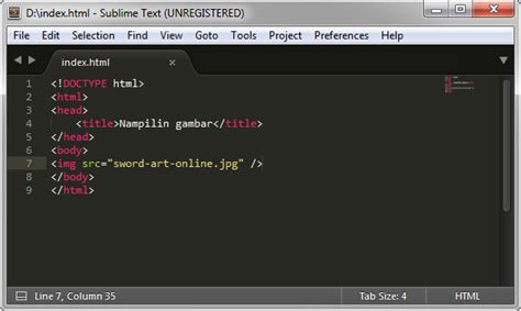 Cara Menampilkan Gambar Di Html Notepad Cara Memasukkan Gambar Pada Html ~ Belajar Koding Yuk