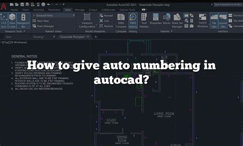 How To Give Auto Numbering In Autocad CADdikt