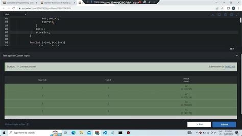 printing binary array codechef starters 90 solution code in comment youtube