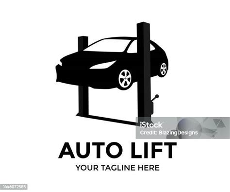 자동차 리프팅 자동차 서비스의 휠 얼라인먼트 리프트에 자동차 엘리베이터 벡터 디자인 및 그림에서 제기 자동차의 섀시의 진단 기계공에 대한 스톡 벡터 아트 및 기타 이미지