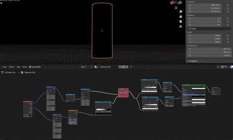 Adding Fall Off On A Volume Shader Materials And Textures Blender