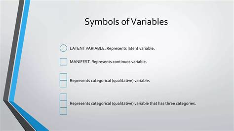 Multivariate Statistical Models Symbols Pptx