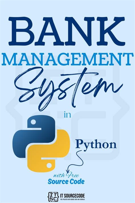 Bank Management System Project In Python With Source Code College Management Source Code