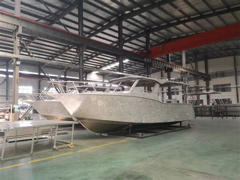 20ft Luxury Aluminium Pontoon Floats Fishing House Boat Furniture With