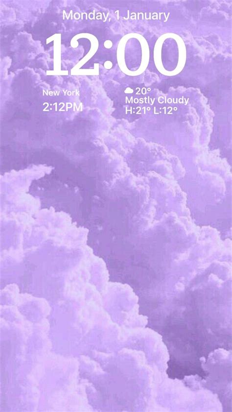 Cloud Ios 16 Lock Screen Wallpapers Lock Screen Widgets From Screenkit Ios 16 Widgets App