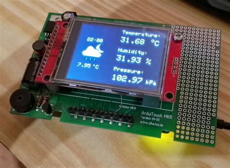 Weather Monitor With Arduino Mkr Env Shield 6 Steps Instructables