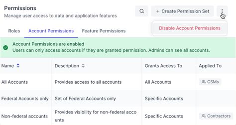 Configure Account Permission Sets Catalyst Software