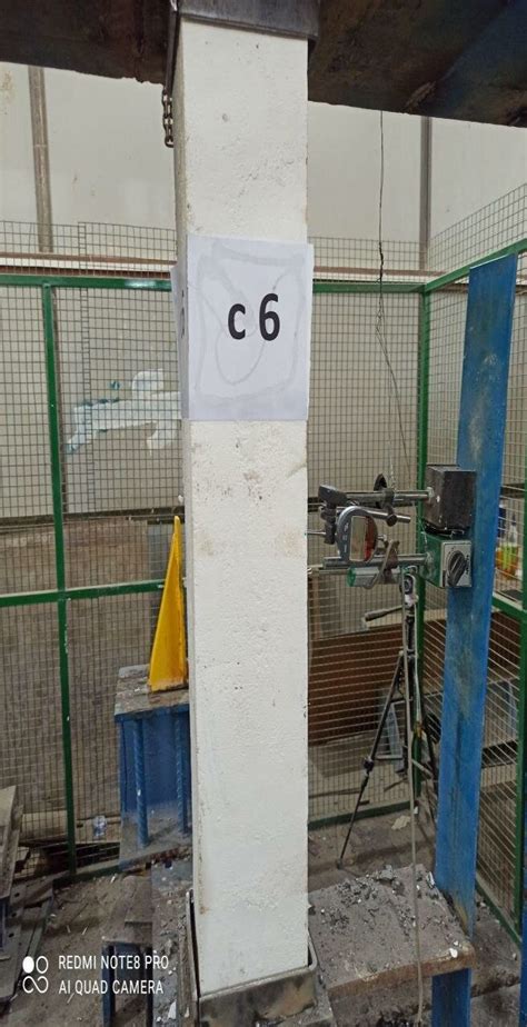 The Testing Of Columns Specimens Download Scientific Diagram