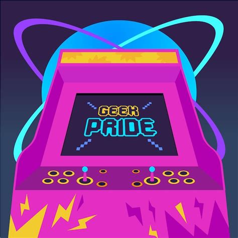 Premium Vector Geek Pride Day Concept