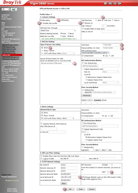 Konfiguracja Klienta Vpn Pptp Router Draytek Adsl
