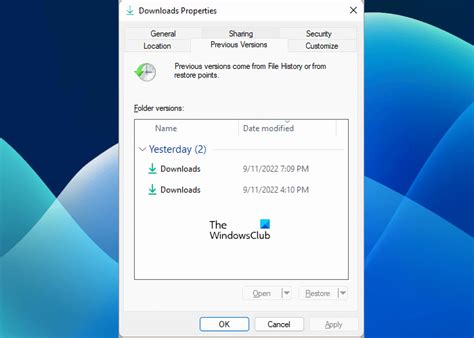How To Enable Previous Versions To Recover Files On Windows 11 10