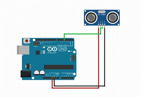 Rangkaian Program Ultrasonic Hcsr 04 Hanya Dengan 1 Pin Digital Arduino