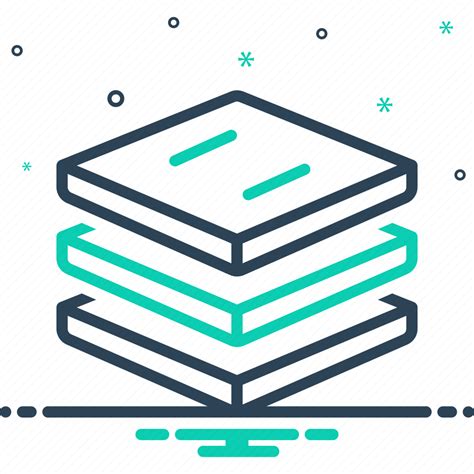 Layer Flake Stratum Surface Coating One Over The Other Stack Icon Download On Iconfinder