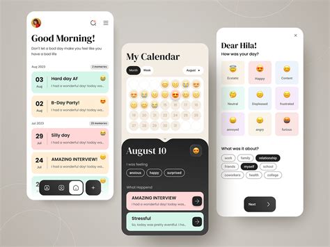 Mood Tracker Designs Themes Templates And Downloadable Graphic Elements On Dribbble